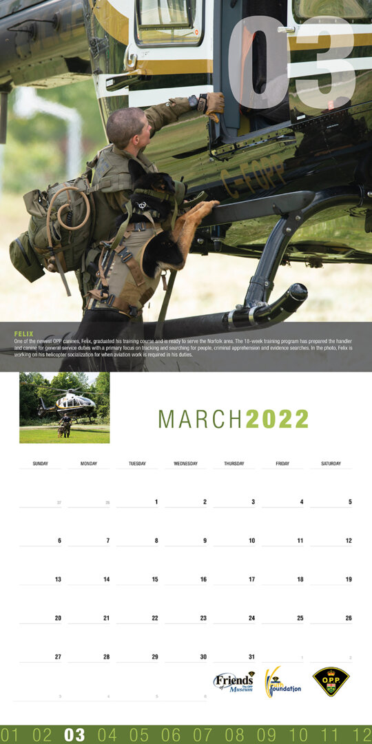OPP Canine Units Featured in 6th Annual Fundraising Calendar | The ...