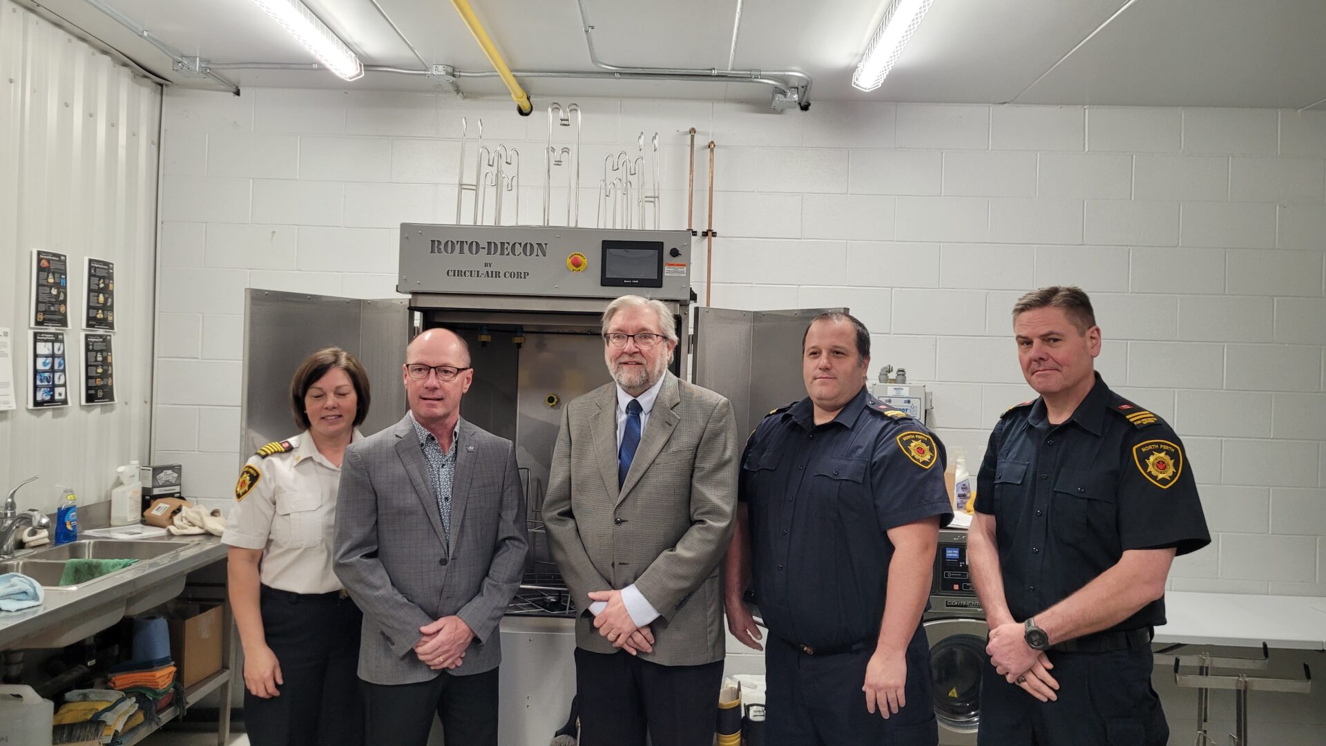North Perth Fire Receives Decontamination Washer | The Ranch 100.1 FM